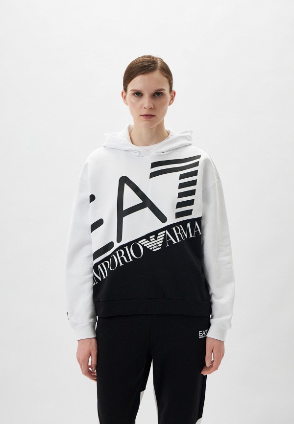 Худи EA7 LOGO SERIES, цвет: белый, RTLADF485101 — купить в интернет ...