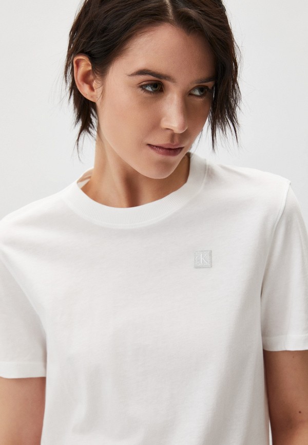 Футболка Calvin Klein Jeans, цвет: белый, RTLADF732701 — купить в ...