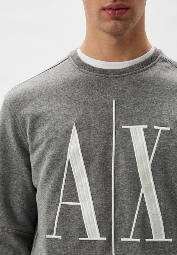 Свитшот Armani Exchange, цвет: серый, RTLADF949701 — купить в интернет ...