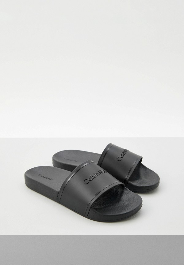 Сланцы Calvin Klein, цвет: черный, RTLADG280401 — купить в интернет ...