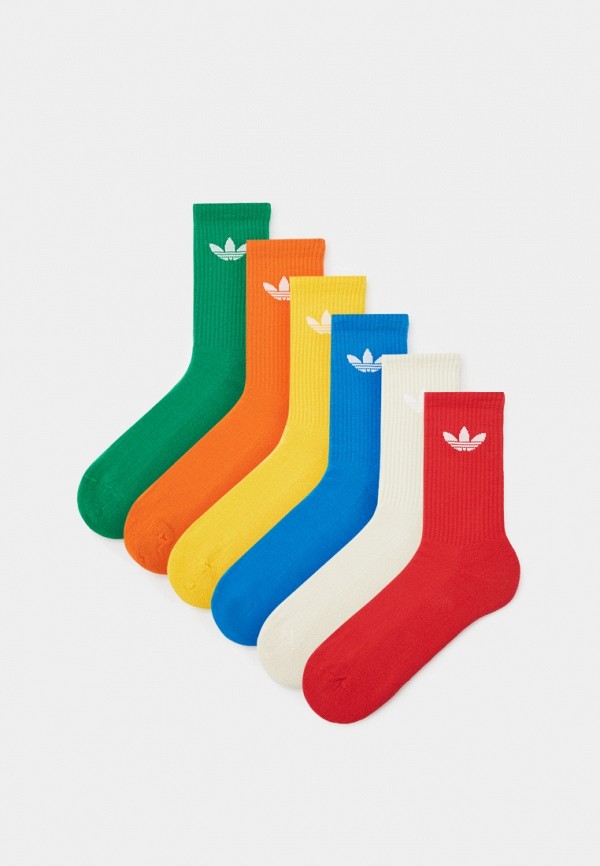 Носки 6 пар adidas Originals TRE CRW SCK 6PP, цвет: бежевый ...