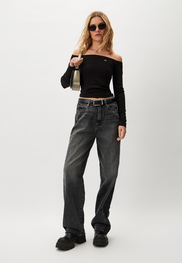 Лонгслив Tommy Jeans, цвет: черный, RTLADH277801 — купить в интернет ...