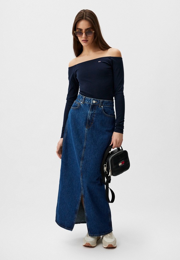 Лонгслив Tommy Jeans, цвет: синий, RTLADH278101 — купить в интернет ...