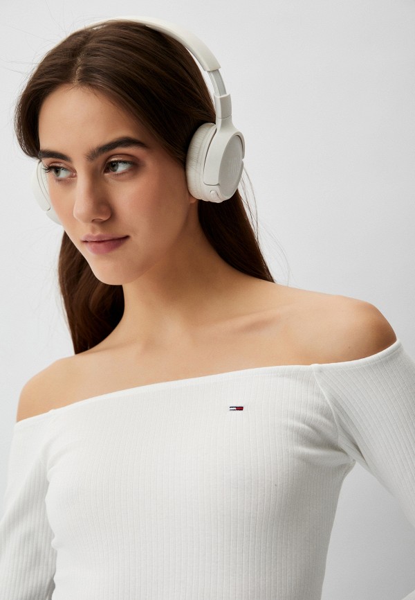 Лонгслив Tommy Jeans, цвет: белый, RTLADH278201 — купить в интернет ...