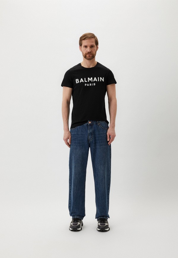 Футболка Balmain, цвет: черный, RTLADH347201 — купить в интернет ...