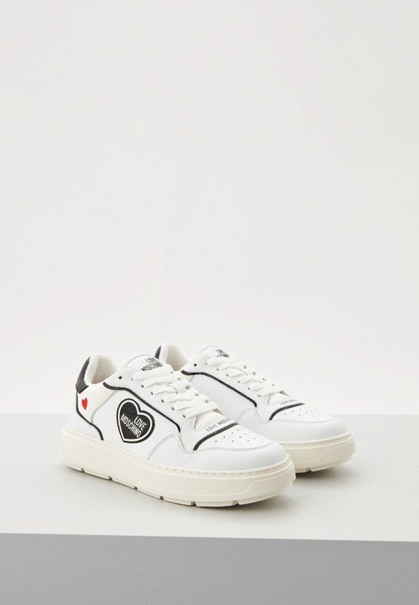 Кеды Love Moschino, цвет: белый, RTLADH572401 — купить в интернет ...