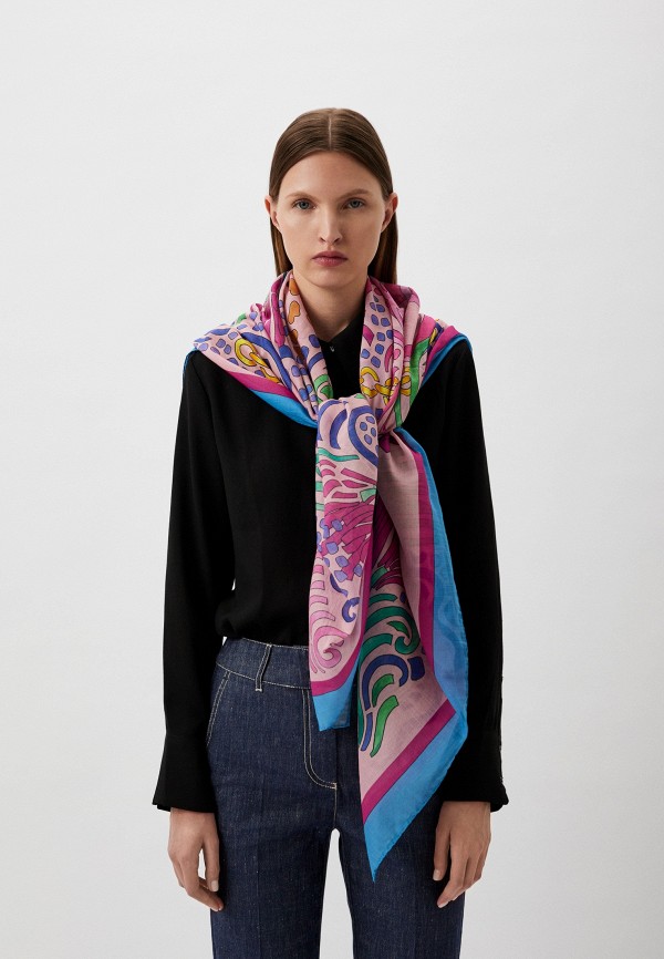 Платок Moschino, цвет: розовый, RTLADH823501 — купить в интернет ...