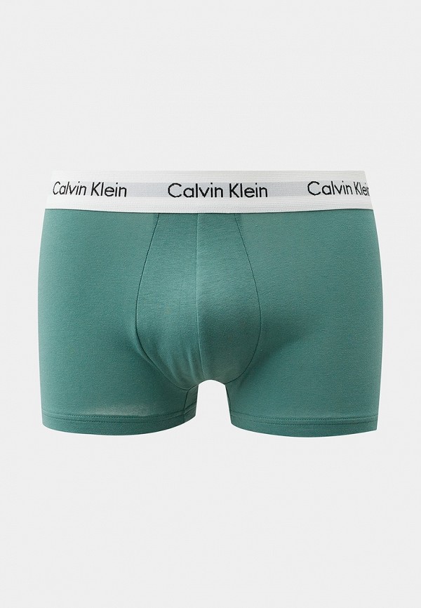 Трусы 3 шт. Calvin Klein LOW RISE TRUNK, цвет: бирюзовый, RTLADH880501 ...