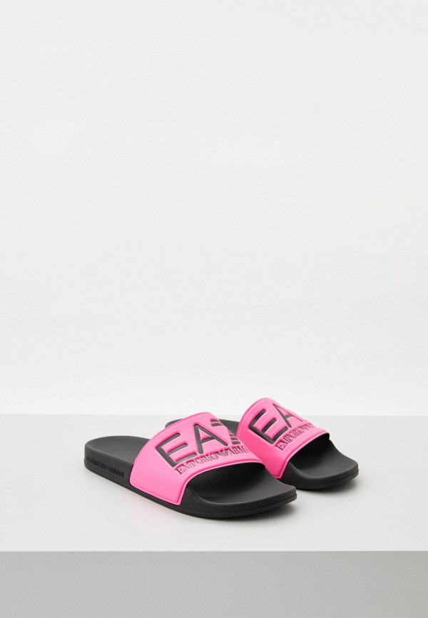 Сланцы EA7 WATER SPORTS VISIBILITY SLIPPER U, цвет: розовый ...