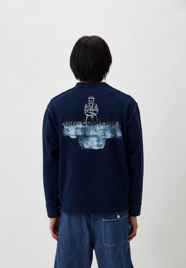 Свитшот C.P. Company Indigo Fleece, цвет: синий, RTLADI057201 — купить ...