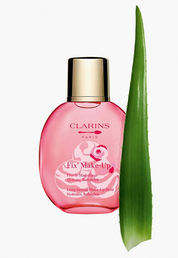 Спрей для фиксации макияжа Clarins с ароматом розового сорбета ...