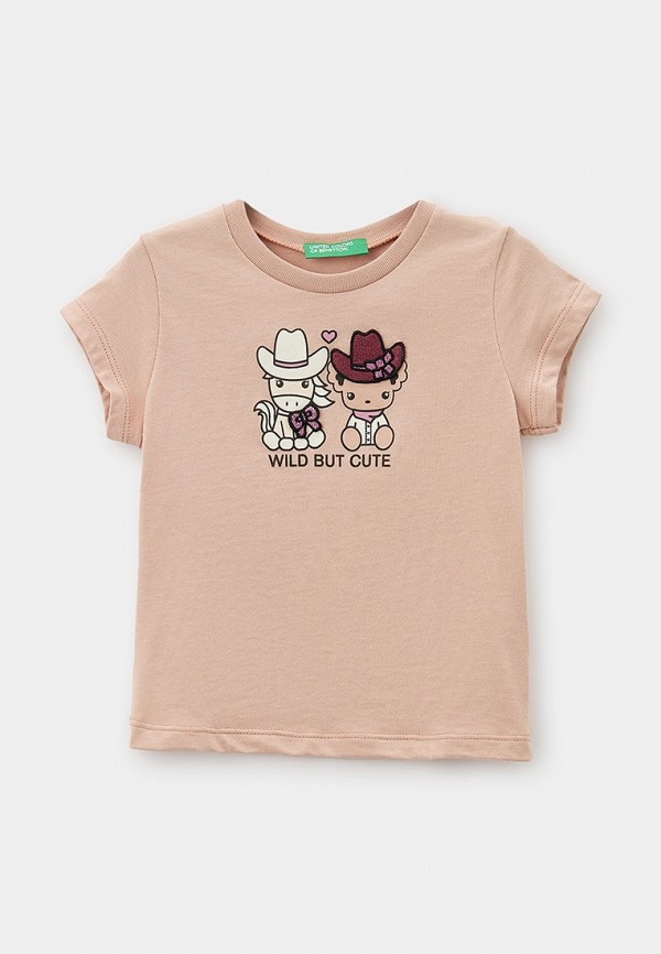 Футболка United Colors of Benetton, цвет: розовый, RTLADI384001 ...