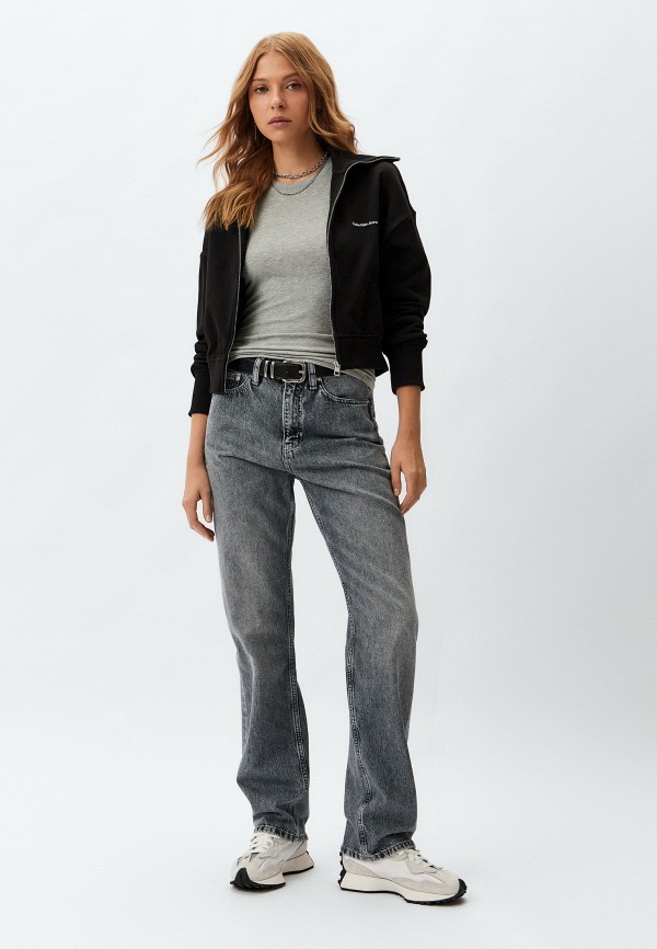 Джинсы Calvin Klein Jeans HR STRAIGHT, цвет: серый, RTLADI427601 ...