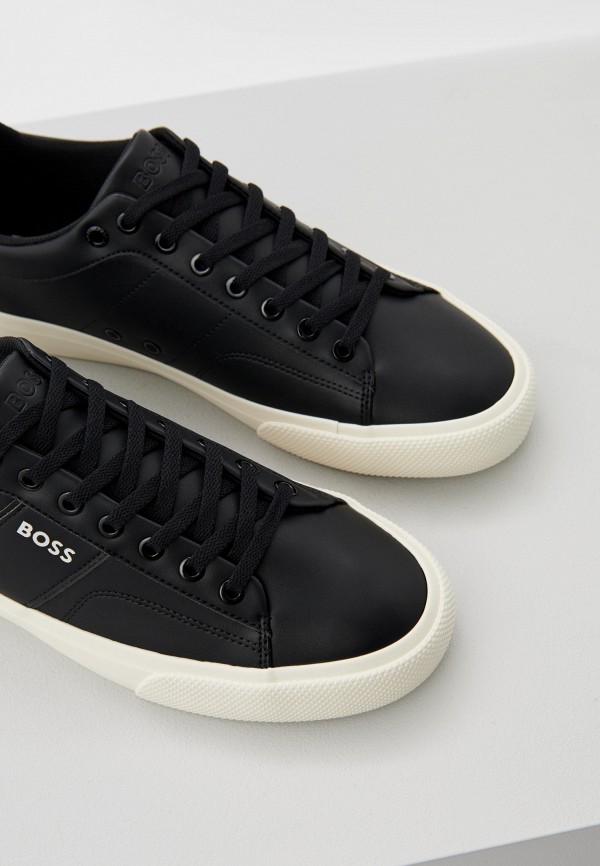 Кеды Boss, цвет: черный, RTLADI586601 — купить в интернет-магазине Lamoda
