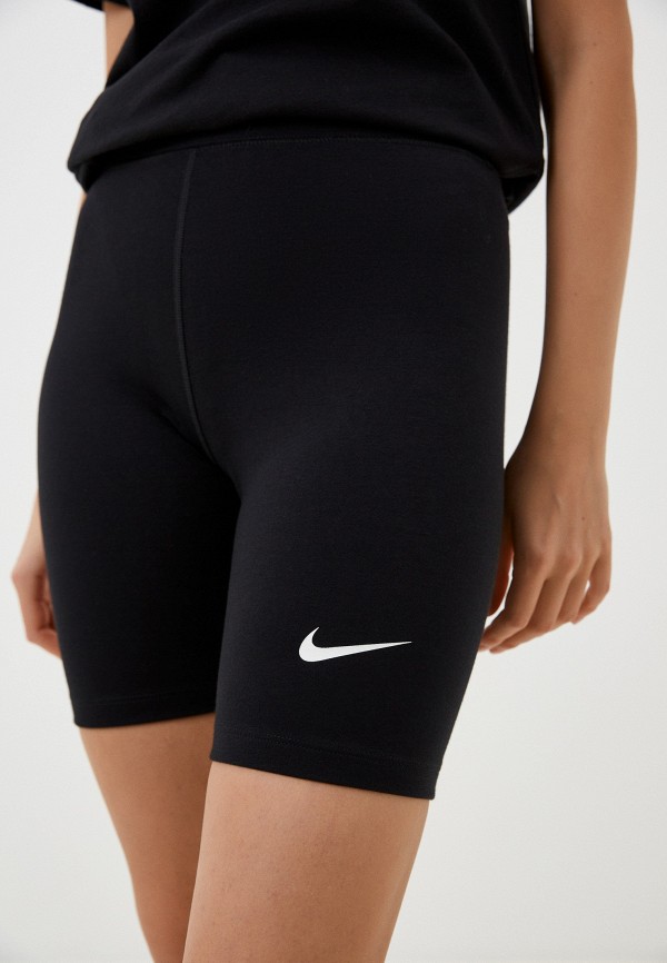 Шорты спортивные Nike W NSW NK CLSC HR 8IN SHORT, цвет: черный ...