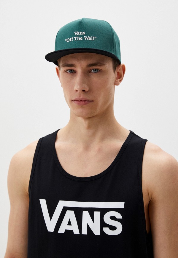 Бейсболка Vans QUOTED SNAPBACK, цвет: зеленый, RTLADJ028401 — купить в ...