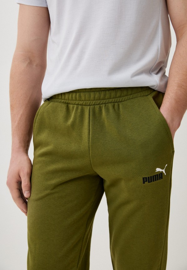 Брюки спортивные PUMA ESS+ 2 Col Logo Pants TR cl, цвет: хаки ...