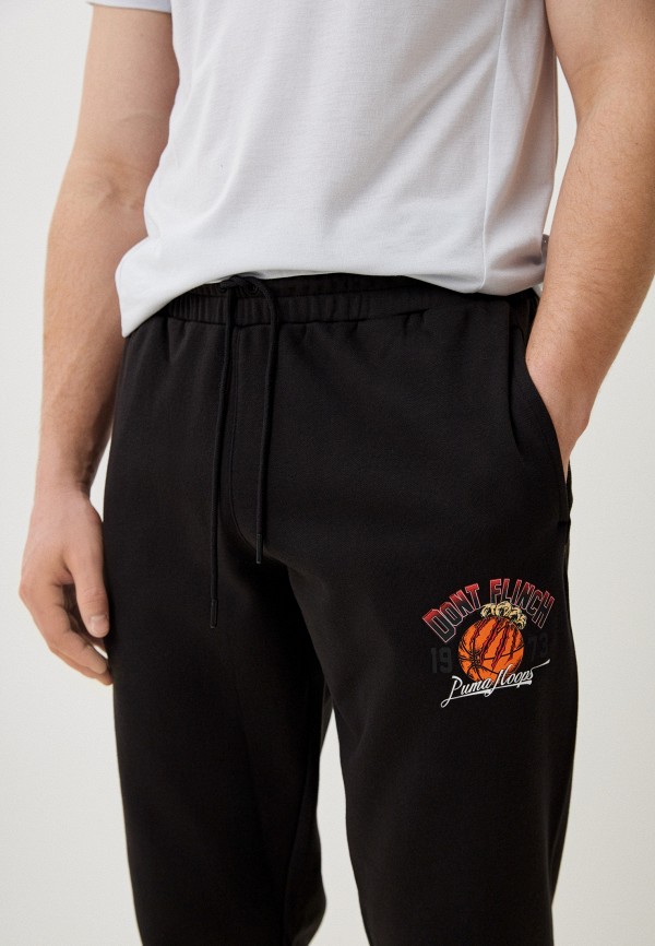 Брюки спортивные PUMA Graphic Booster Sweat, цвет: черный, RTLADJ245201 ...