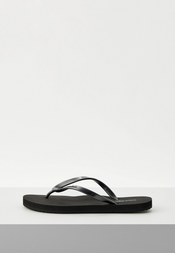 Сланцы Calvin Klein, цвет: черный, RTLADK403001 — купить в интернет ...