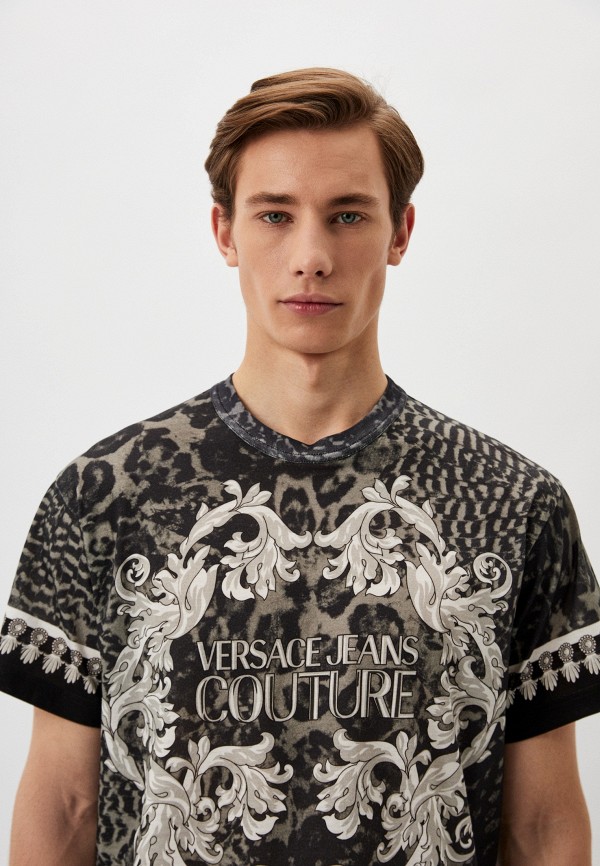 Футболка Versace Jeans Couture, цвет: серый, RTLADL122701 — купить в ...