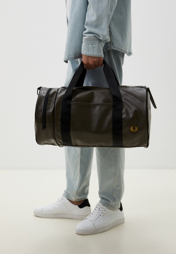 Сумка спортивная Fred Perry TONAL CLASSIC BARREL BAG, цвет: хаки ...