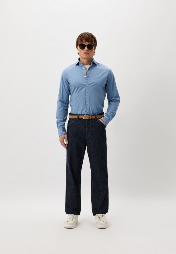Рубашка Hackett London ESSENTIAL STRETCH POP, цвет: синий, RTLADM023501 ...