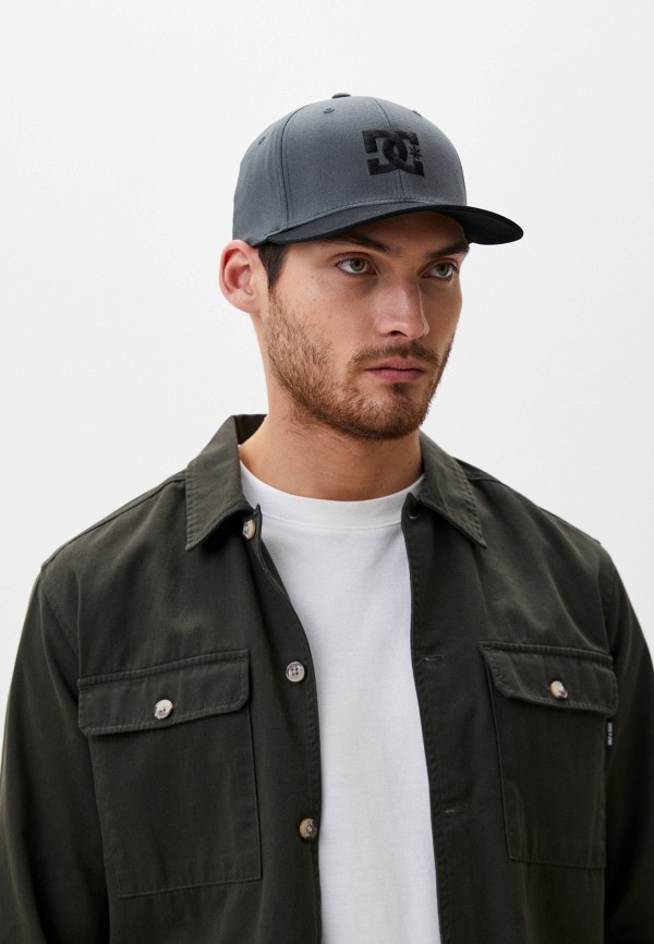 Бейсболка DC Shoes CAPSTARSEASONAL HDWR BZJ0, цвет: серый, RTLADM273901 ...