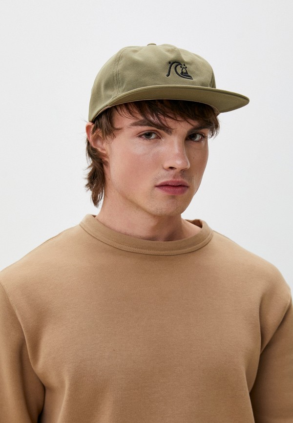 Бейсболка Quiksilver DNA BUBBLE HDWR CRE0, цвет: хаки, RTLADM277401 ...