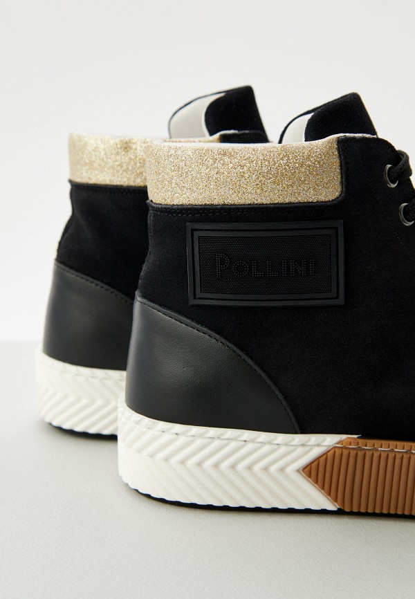 Кеды Pollini, цвет: черный, RTLADM561801 — купить в интернет-магазине ...