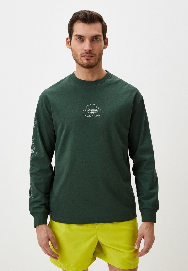 Лонгслив Quiksilver BIO HAZARD LS TEES GRT0, цвет: зеленый ...