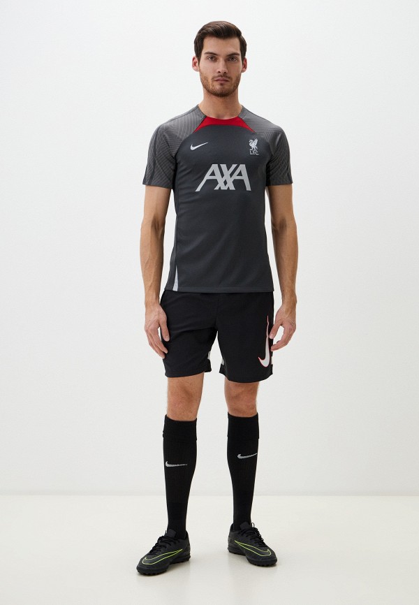 Футболка спортивная Nike LFC M NK DF STRK SS TOP K, цвет: серый ...