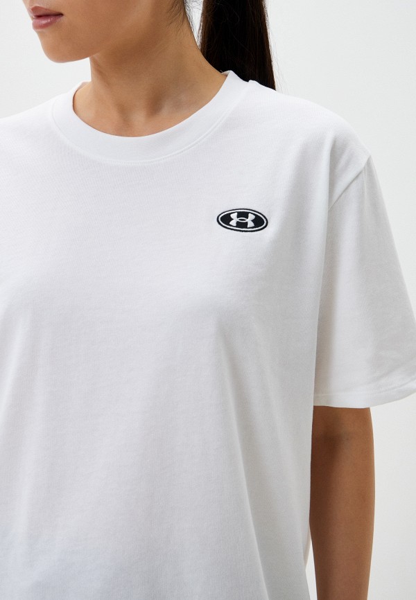 Футболка Under Armour UA HW EMBROID PATCH BFOS SS, цвет: белый ...