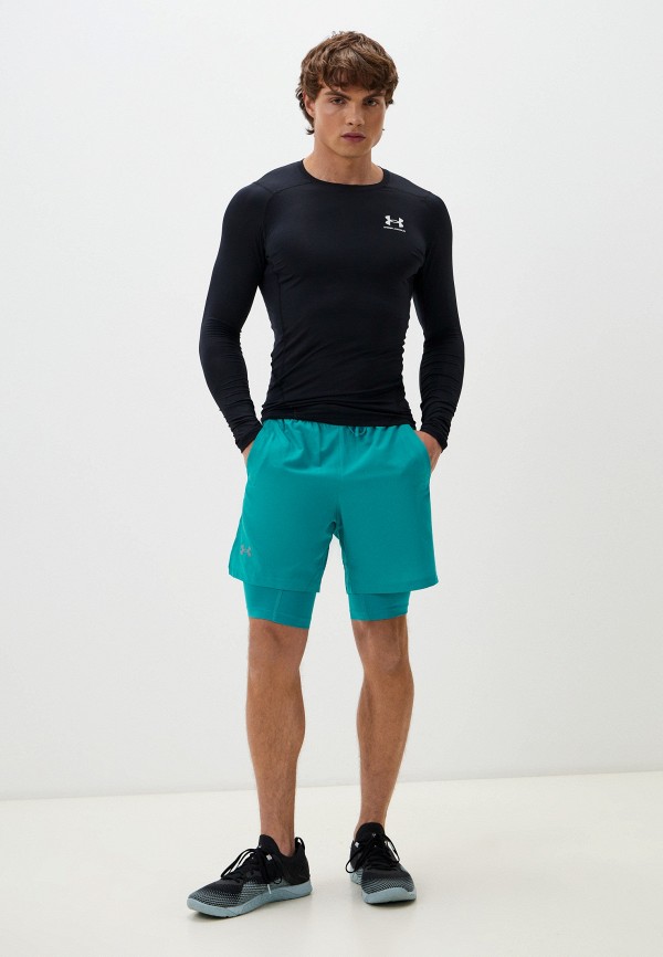 Шорты спортивные Under Armour UA LAUNCH 7 2-IN-1 SHORT, цвет: бирюзовый ...