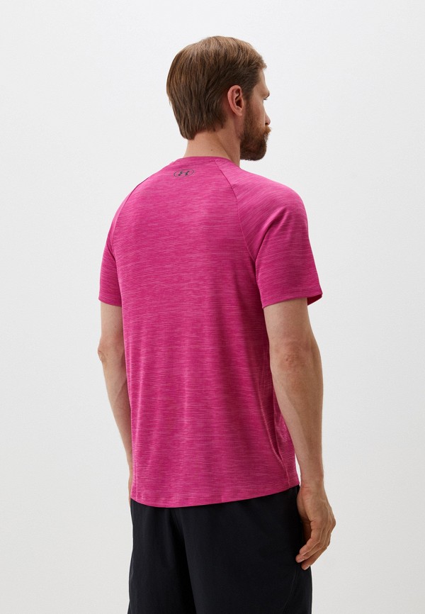 Футболка спортивная Under Armour UA TECH TEXTURED SS, цвет: фуксия ...