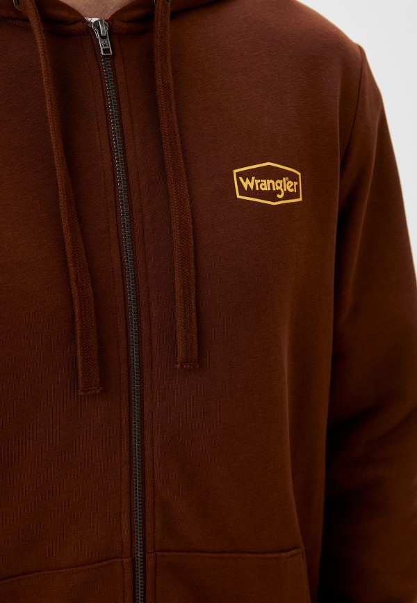 Толстовка Wrangler REGULAR, цвет: коричневый, RTLADN314501 — купить в ...