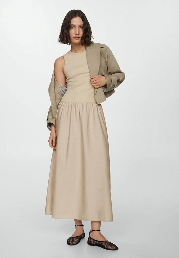 Платье Mango VALVI, цвет: бежевый, RTLADN420001 — купить в интернет ...