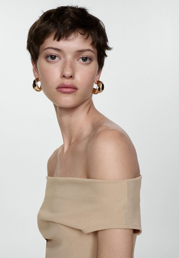 Топ Mango ALEXIS, цвет: бежевый, RTLADO086101 — купить в интернет ...