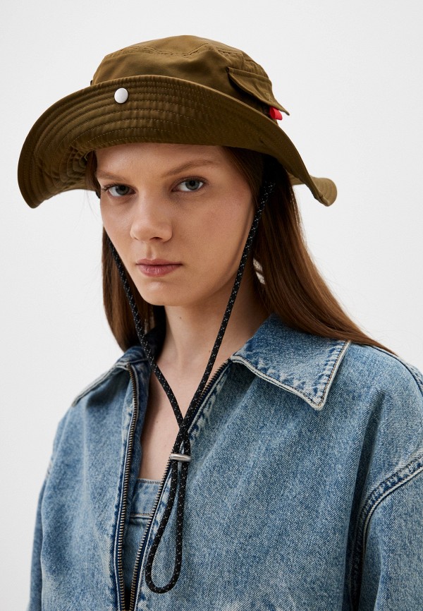Панама Kangol, цвет: хаки, RTLADO736301 — купить в интернет-магазине Lamoda