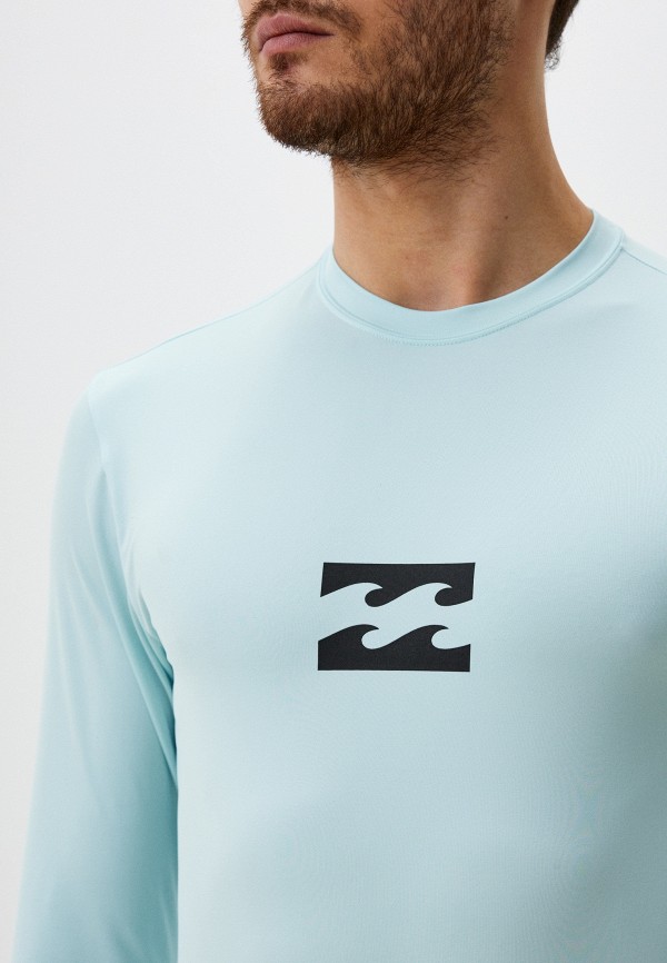Гидрофутболка Billabong ALL DAY WAVE SFSH BLK, цвет: бирюзовый ...