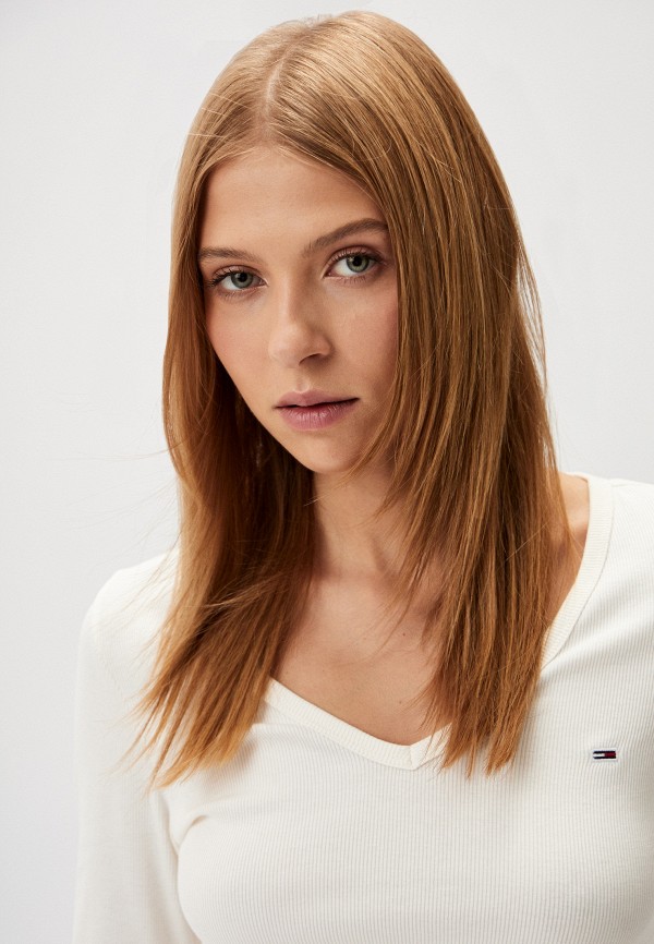 Лонгслив Tommy Jeans, цвет: бежевый, RTLADP682701 — купить в интернет ...