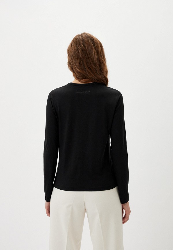 Лонгслив Emporio Armani, цвет: черный, RTLADQ126901 — купить в интернет ...