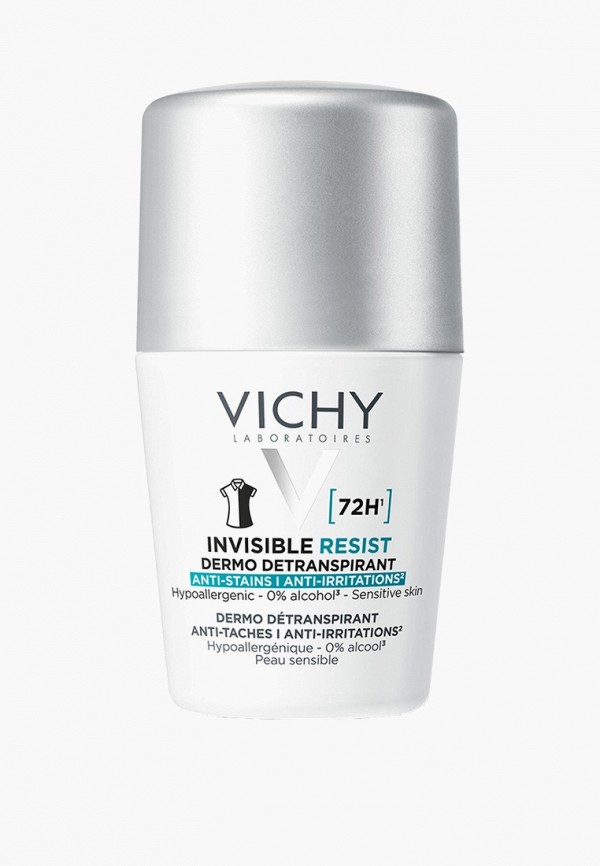 Дезодорант шариковый Vichy антиперспирант, цвет: прозрачный ...