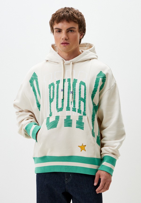 Худи PUMA Getting Crafty Gender Neutral Hoodie, цвет: бежевый ...