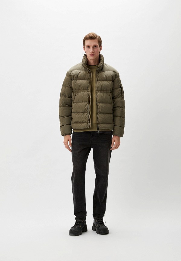Пуховик C.P. Company, цвет: хаки, RTLADR722601 — купить в интернет ...