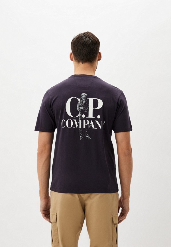 Футболка C.P. Company, цвет: фиолетовый, RTLADR724701 — купить в ...