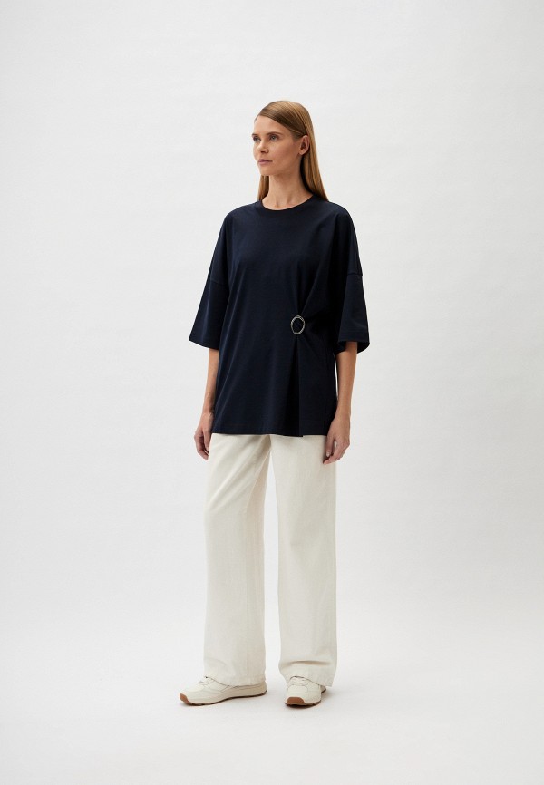 Футболка Max Mara Leisure, цвет: синий, RTLADS080101 — купить в ...