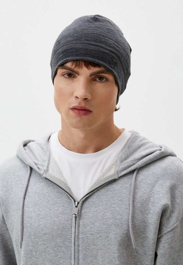 Шапка Buff Merino Lightweight Hat, цвет: серый, RTLADU842701 — купить в ...