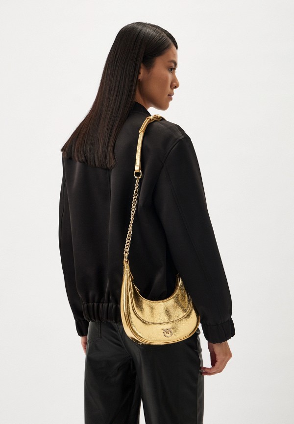 Сумка Pinko BRIOCHE HOBO MINI, цвет: золотой, RTLADX055401 — купить в ...