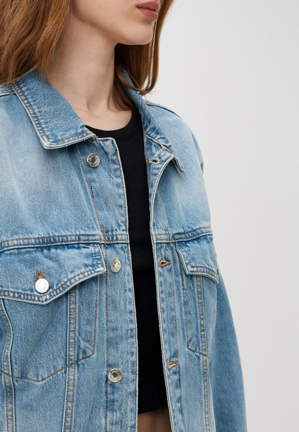 Куртка джинсовая J B4 цвет голубой Rtlaea537701 — купить в интернет магазине Lamoda