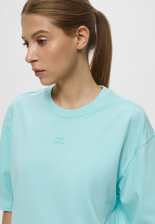 Футболка adidas Originals ESS BOYFR TEE, цвет: голубой, RTLAEC084301 — купить в интернет ...